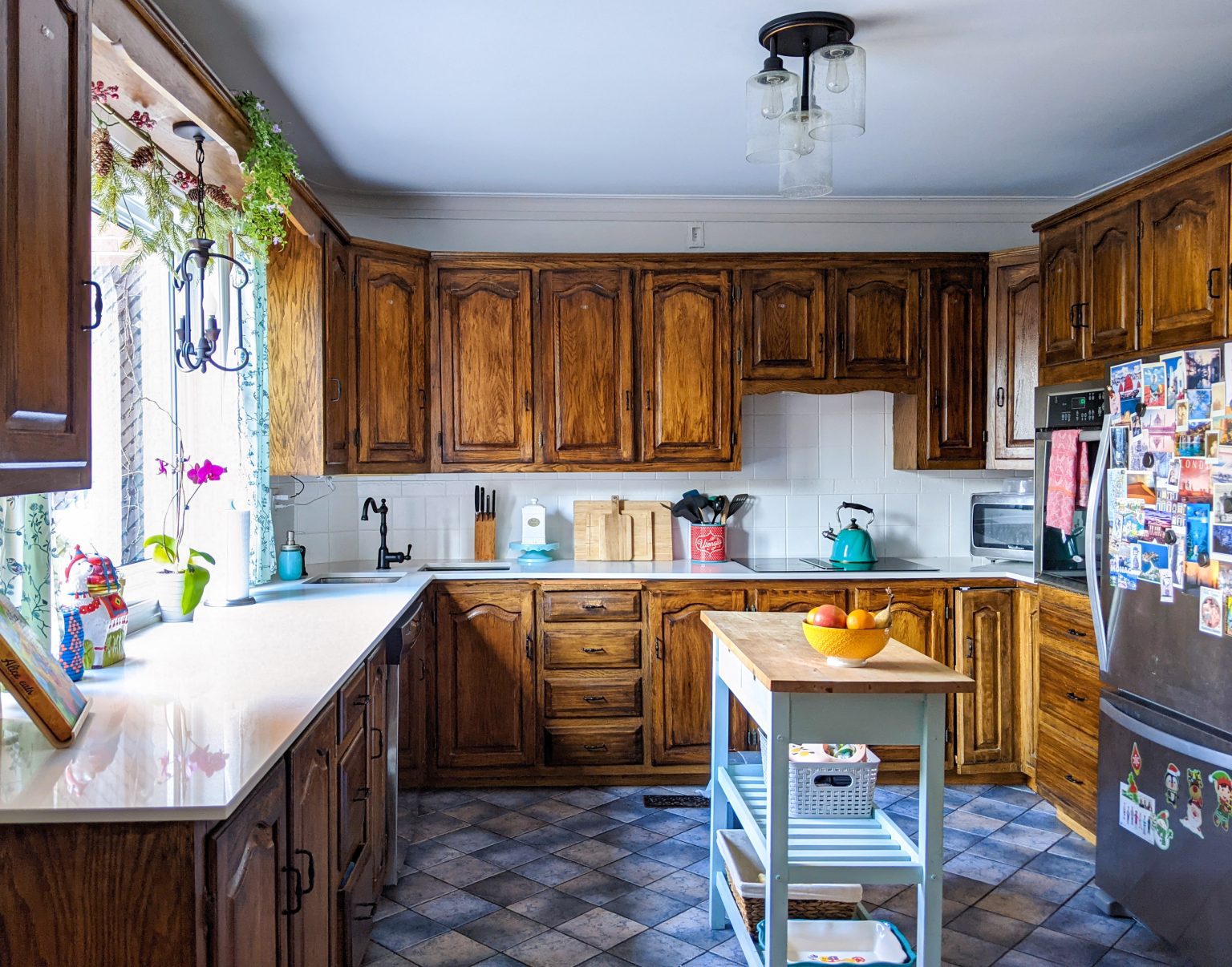 Kitchen Counter Makeover – Eclectic Spark